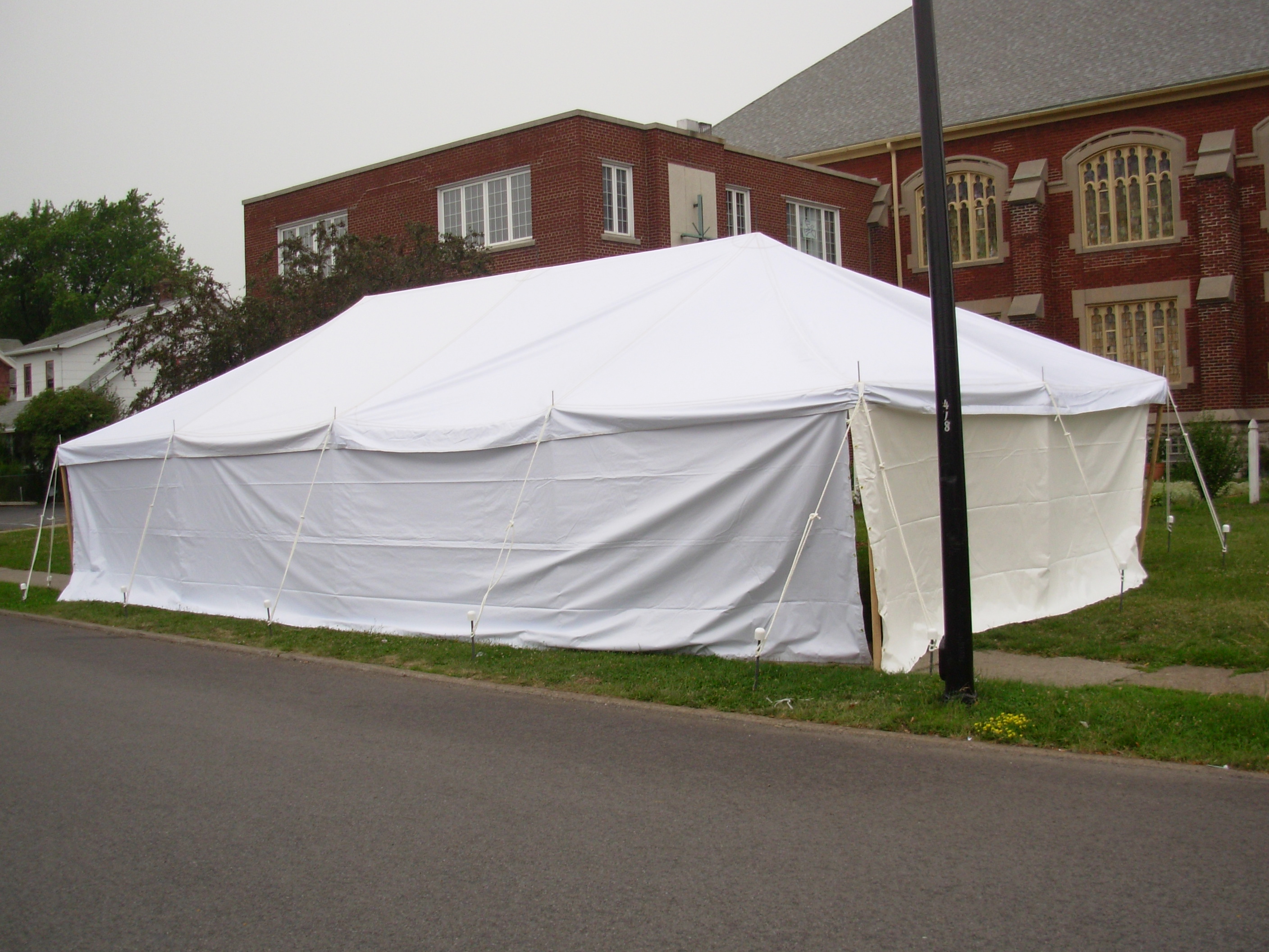 ABC Sales : TENT SIDES FOR 20 X 40 -- (2) 20' X 7' SOLID TENT SIDES ...