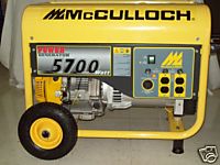 ABC Sales : 5700 WATT MCCULLOUCH GENERATOR